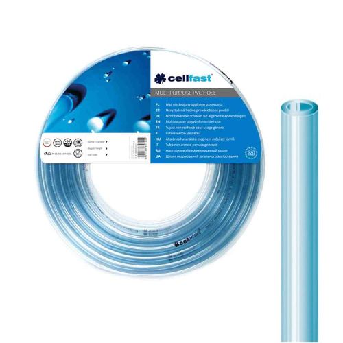 Buy a Cellfast Clear PVC Multipurpose Hose 19 x 3mm Price Per Metre Online in Ireland at Lenehans.ie Your Clear Tubing DIY Products Expert