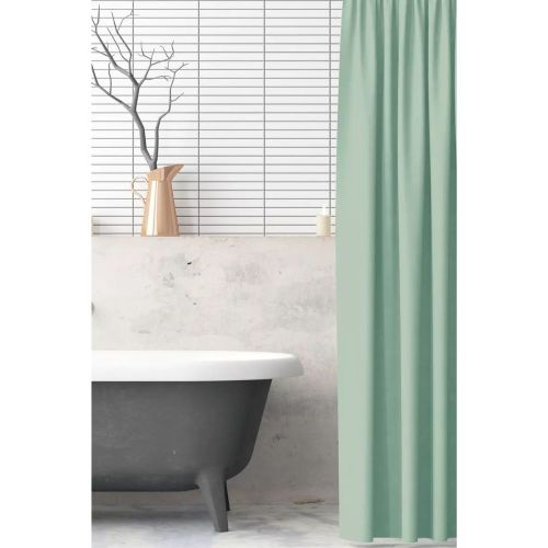 Blue Canyon Mint Green Shower Curtain 180 x 180cm