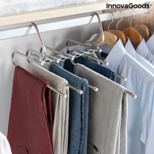 Buy a InnovaGoods Multiple Hanger for Pants 5 in 1 Online in Ireland at Lenehans.ie Your clothes hanger Expert