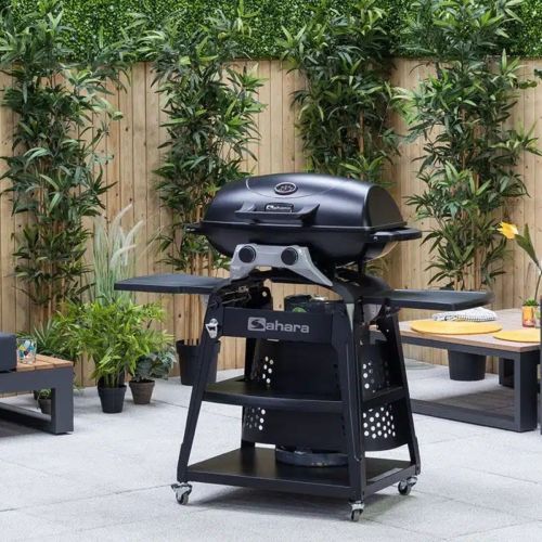 Buy a Sahara Storm 2 Burner Gas BBQ – Portable Cast Aluminium Grill ...